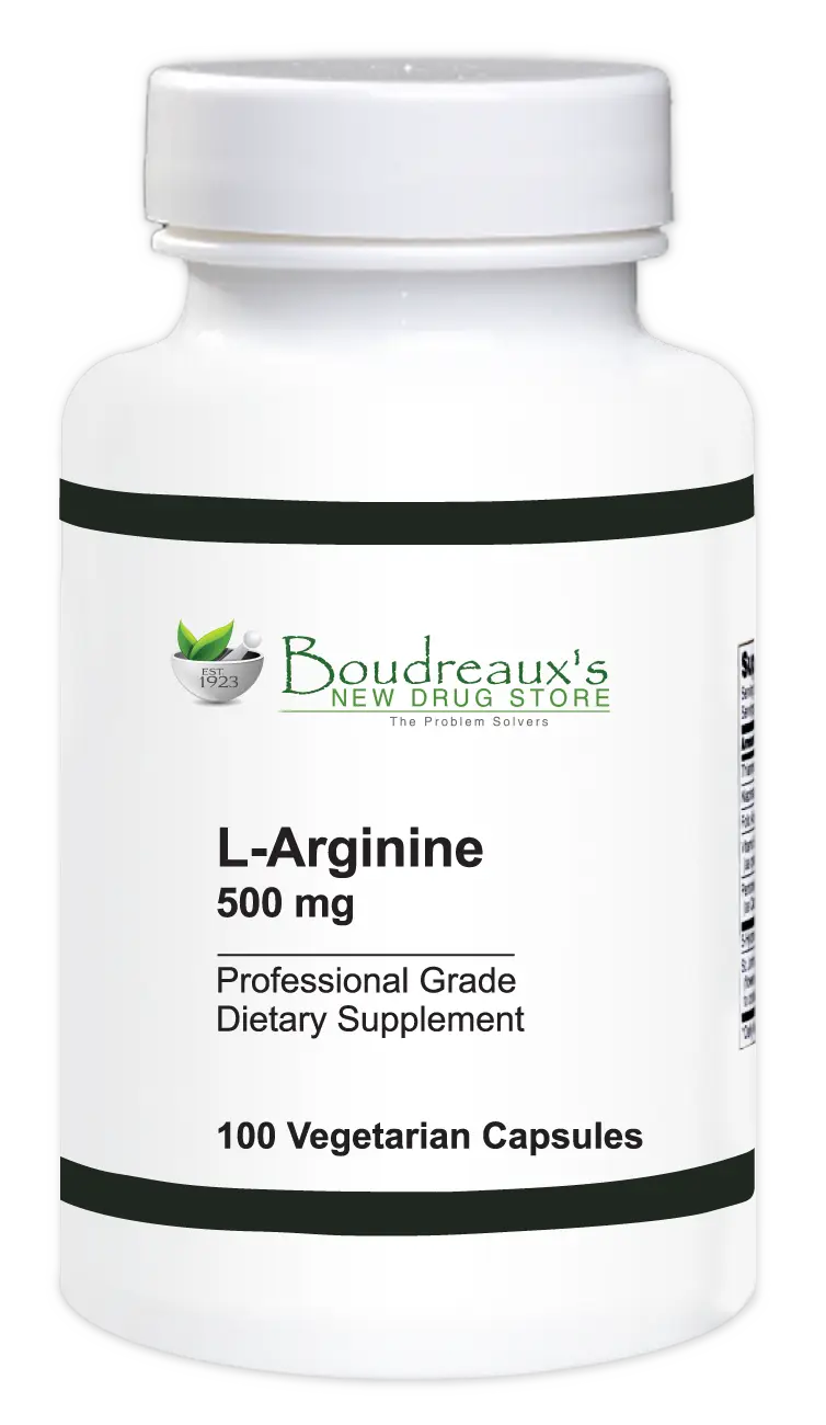 L-Arginine 500 mg - Boudreaux's New Drug Store
