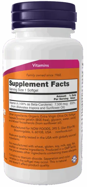 Natural Beta Carotene - Boudreaux's New Drug Store